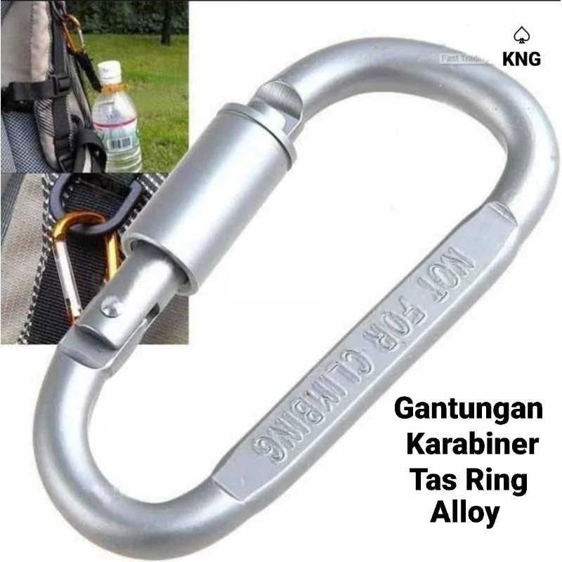 Jual Gantungan Kunci Tas Ring Carabiner KeyChain Hook Bags Cantolan Tas ...