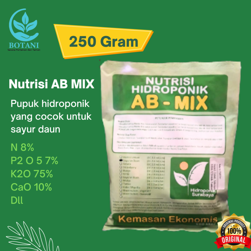 Jual Purie Garden Pupuk / Nutrisi Hidroponik AB Mix Sayuran Daun ...
