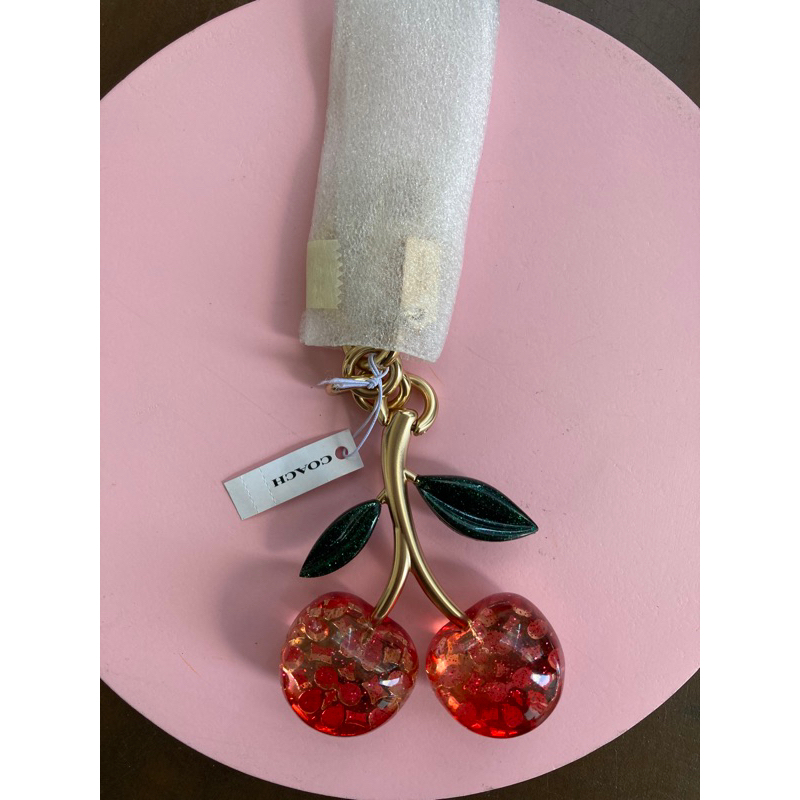 Jual Coach Signature Cherry Bag Charm AUTHENTIC | Shopee Indonesia
