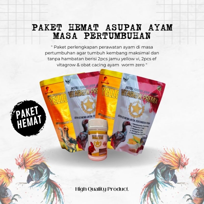 Jual ( PAKET HEMAT ) Asupan ayam di masa pertumbuhan Ekstra fooding ...