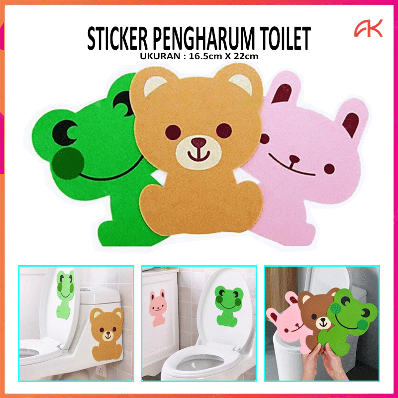 Jual ANK STICKER PENGHARUM TOILET / TEMPELAN KARAKTER PEWANGI RUANGAN ...