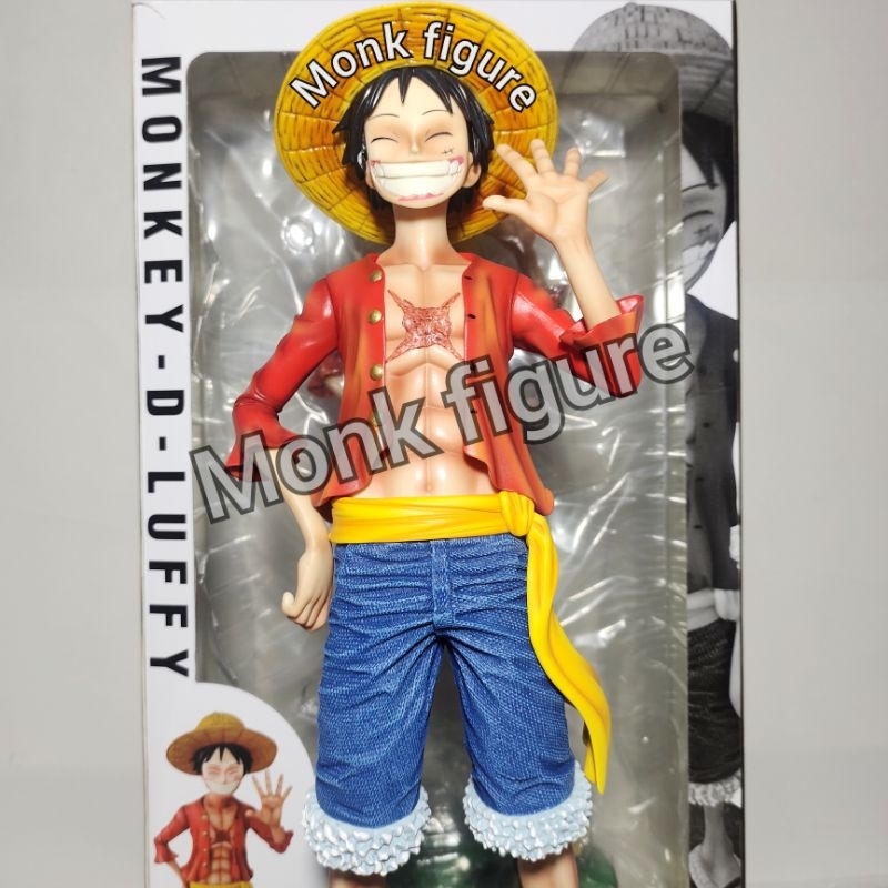 Jual Statue One Piece Monkey D Luffy Smiley Version Hand-Made Figure GK ...