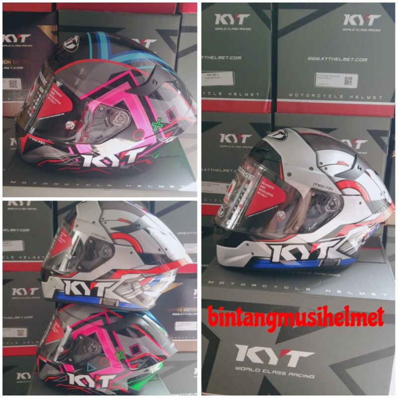 Jual KYT TTC RATTHAPARK PLAY REPLICA | Shopee Indonesia