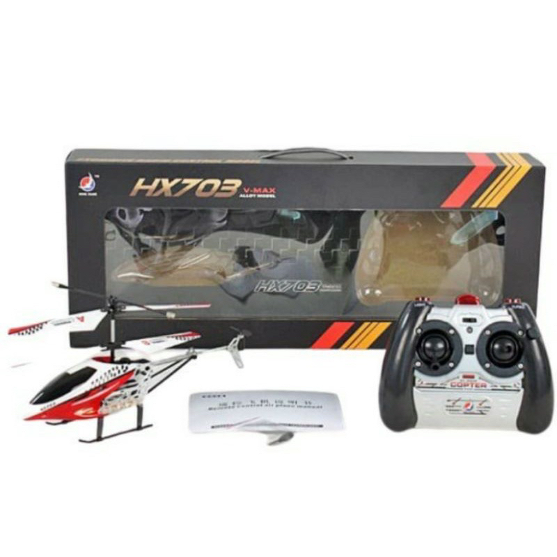 Jual Rc Helikopter HX703 - Mainan Remote Control Helicopter Anak Edukatif | Shopee Indonesia
