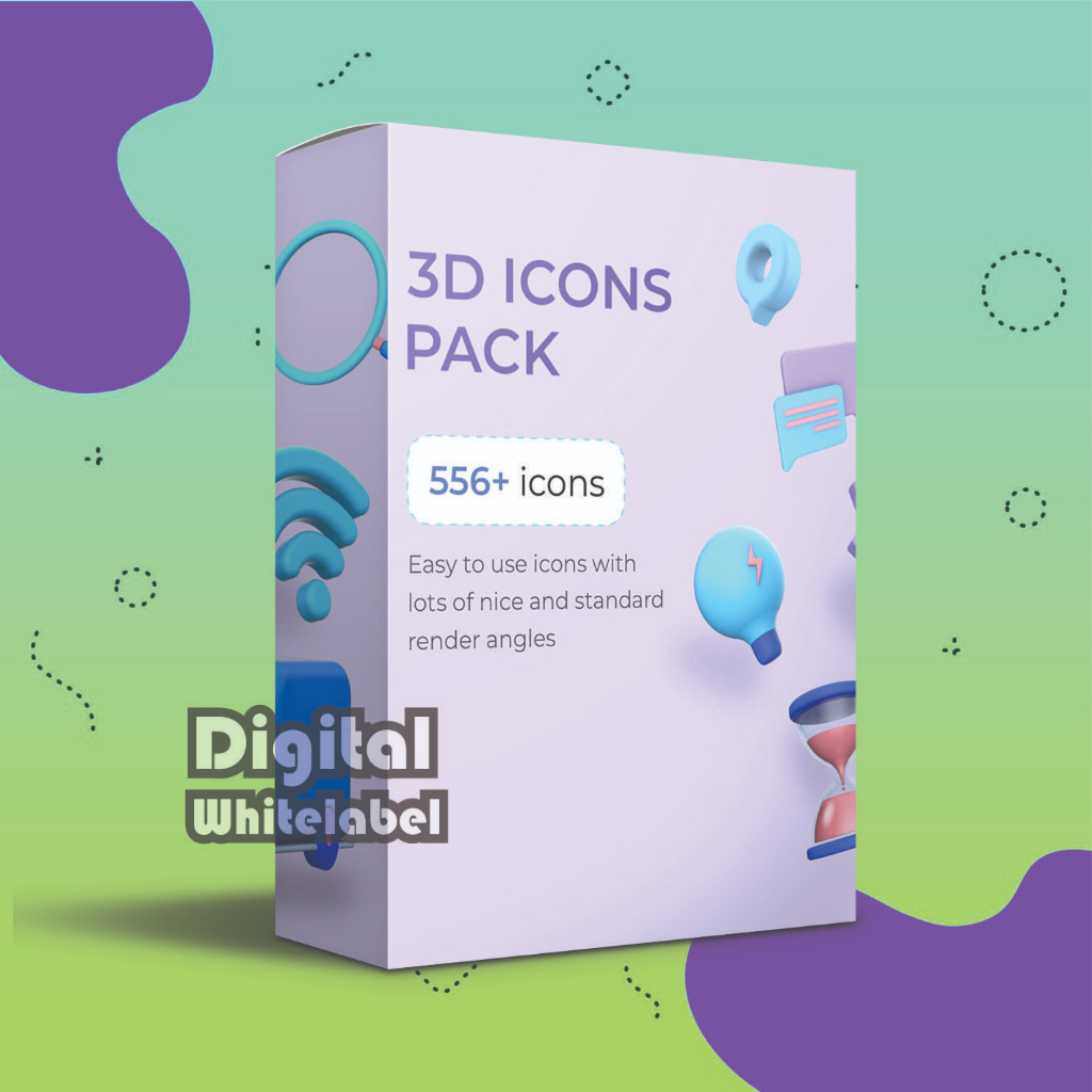 Jual 556 Asset 3D Icons Pack PNG HD Hires - Digital Whitelabel | Shopee ...