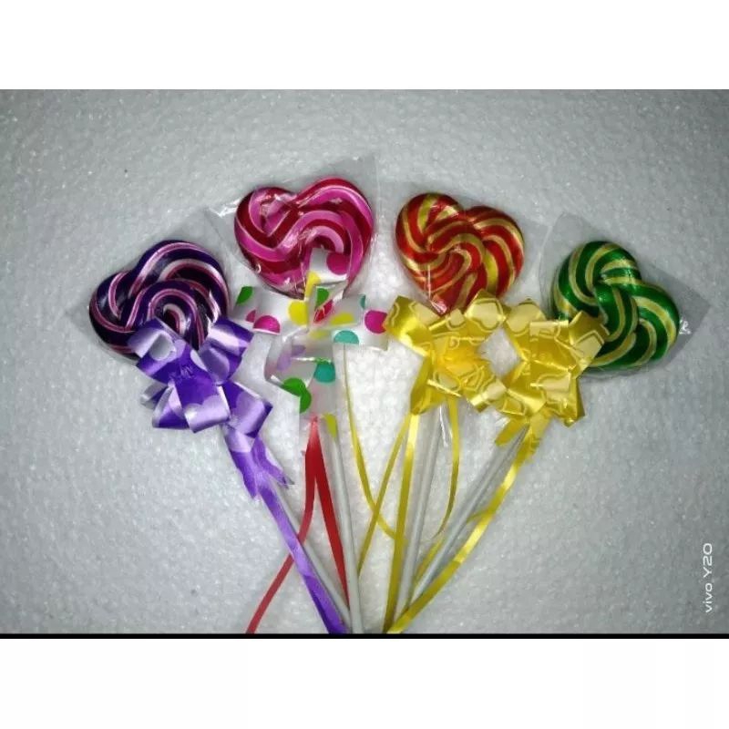Jual Permen Lolipop 4 cm Bentuk Love (isi 100 pcs) | Shopee Indonesia