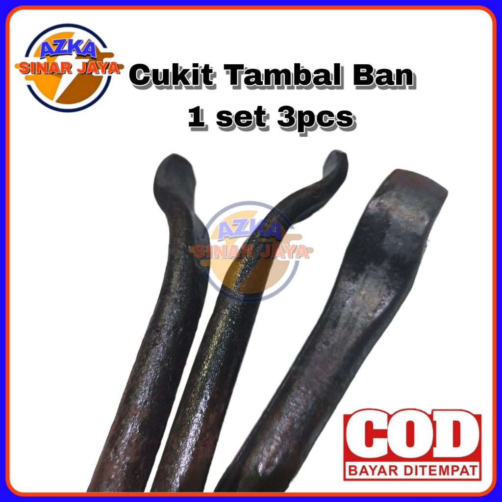 Jual Pembuka ban / Cukit ban (1paket isi 3pcs) ready | Shopee Indonesia