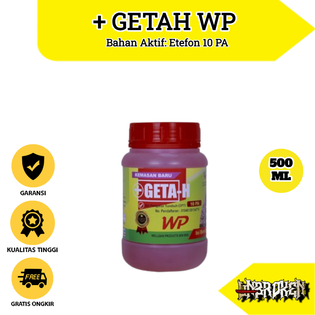 Jual Getah WP Getah 1000 Putih 10pa 500ml Ml Zpt Vitamin Oles Karet ...