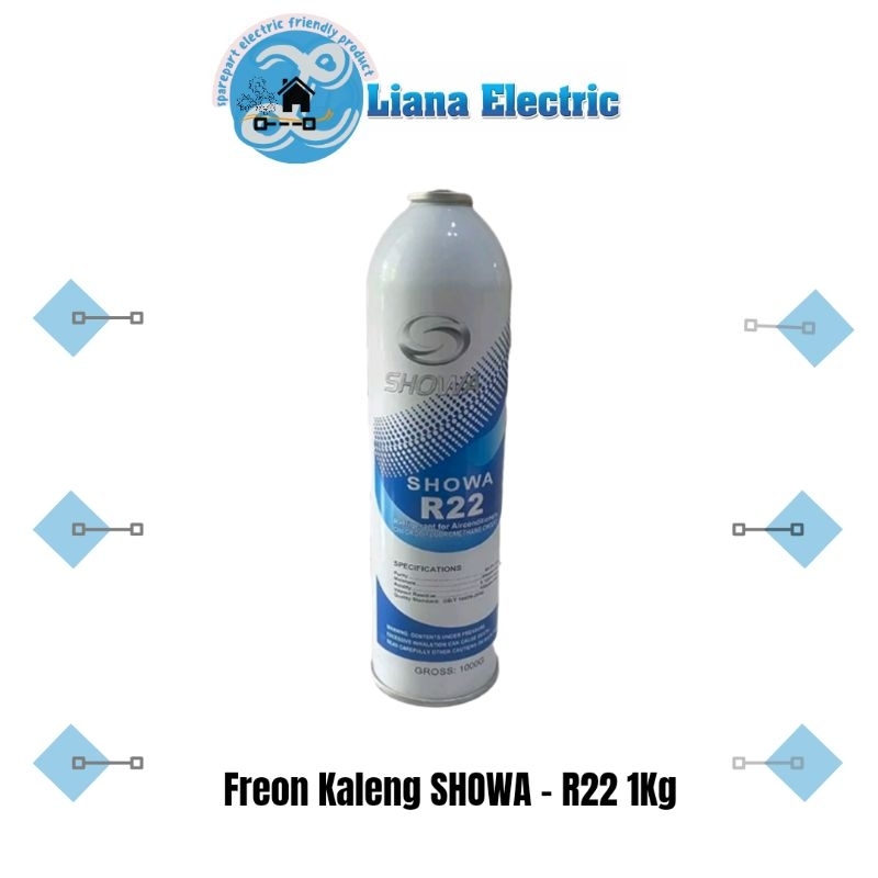 Jual Freon Ac Kemasan Kaleng Showa R22 1Kg Putih | Shopee Indonesia