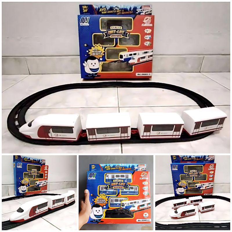 Jual Mainan Rel Kereta Api Cepat MRT Edukasi Rail Track Besar Play Set ...