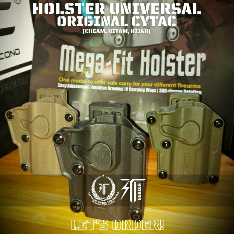 Jual 100% ORIGINAL Cytac Megafit Holster GEN 1 - Holster Pinggang Cytac ...