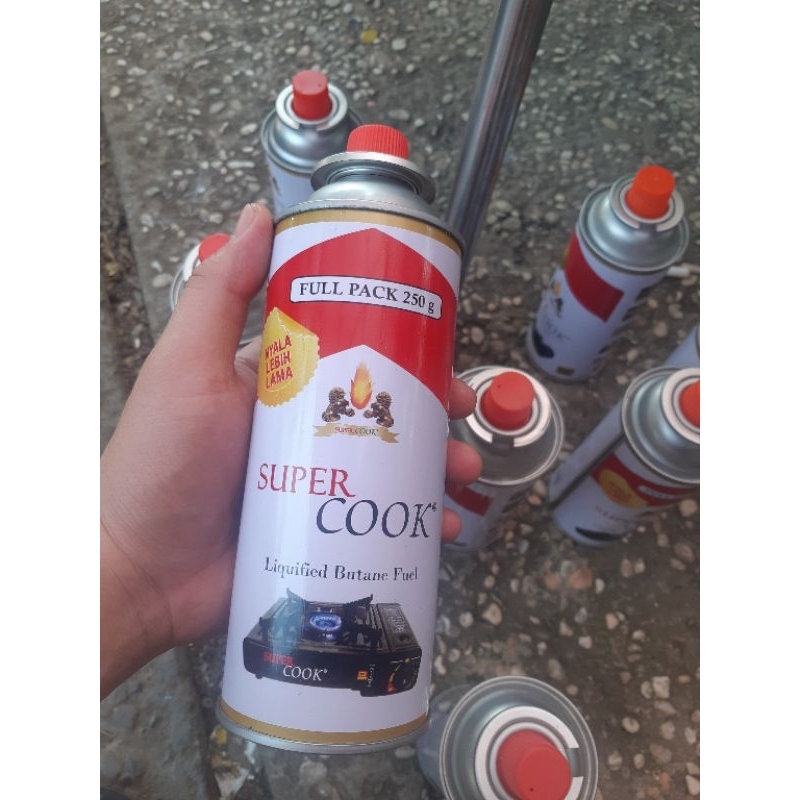 Jual Tabung Gas portable Refil isi/gas camping hi cook isi | Shopee ...