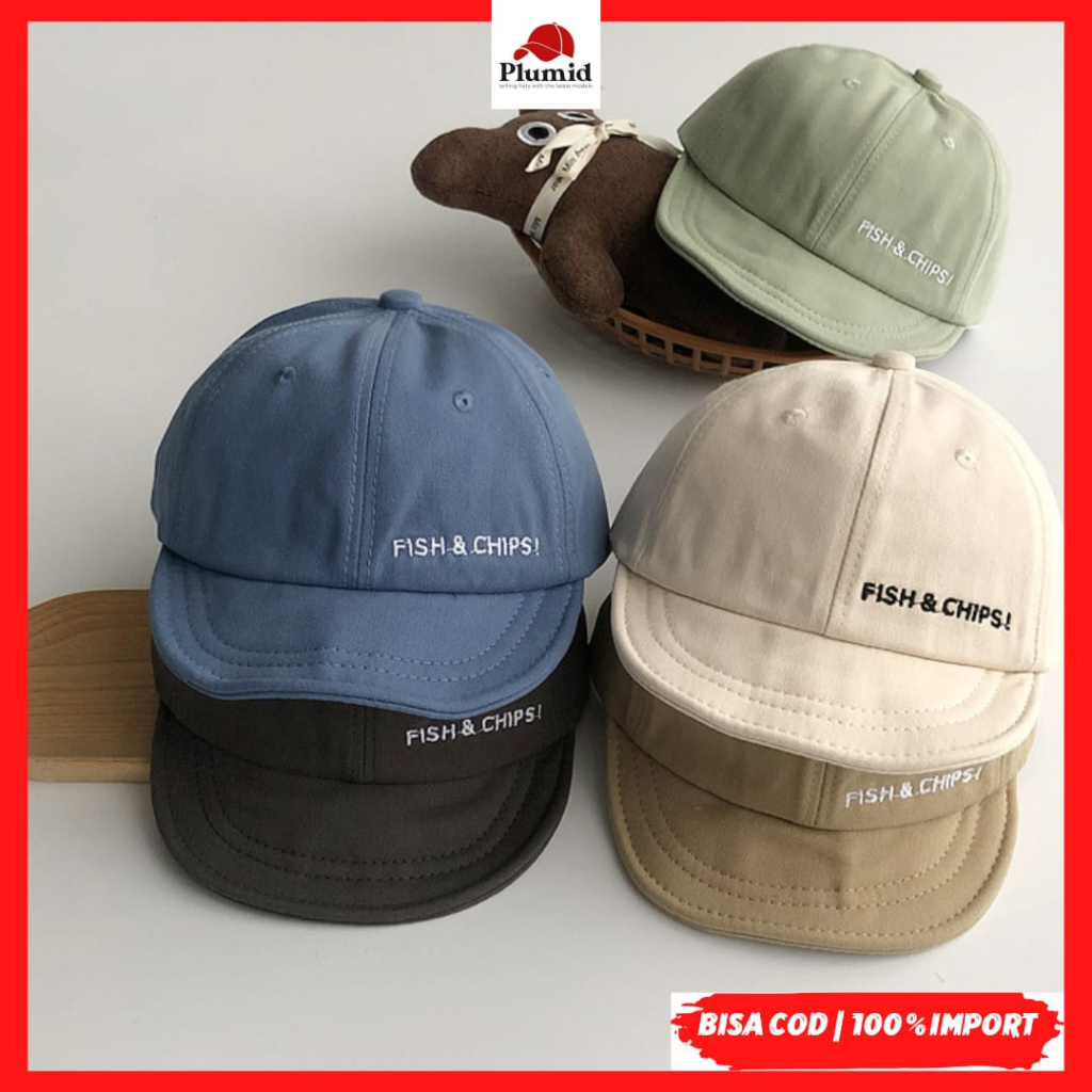 Jual PLUMID - Topi anak halus comfy 2-6 tahun unisex topi baseball anak ...