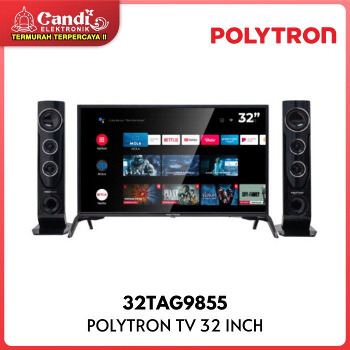 Jual POLYTRON Smart Digital Android TV 32 iNCH 32TAG9855 | Shopee Indonesia