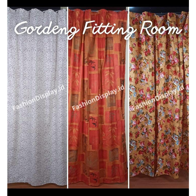 Jual Gordeng Fitting Room Kain Gordeng Motif Gorden Jendela (BH ...