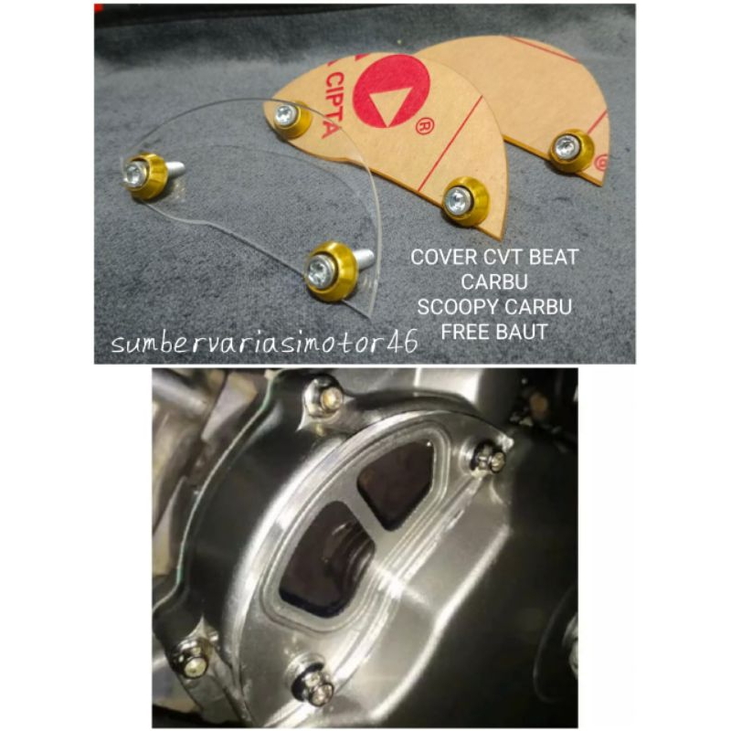 Jual Cover Cvt Beat Carbu Tutup Cvt Scoopy Carbu | Shopee Indonesia