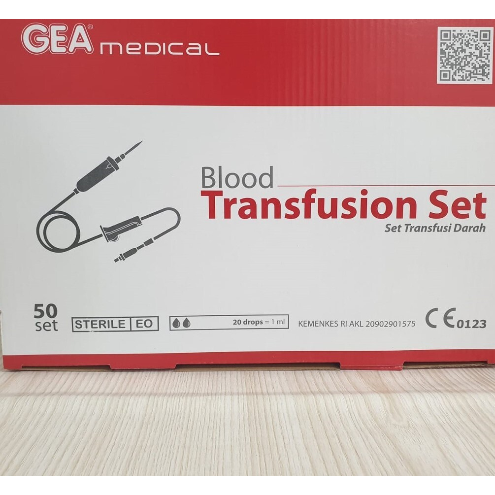 Jual selang transfusi darah GEA/Blood Transfusion Set/Blood Set ...