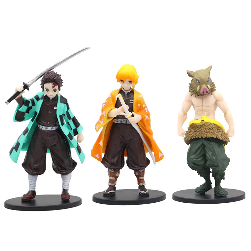 Jual Figure Tanjiro Nezuko Zenitsu Inosuke Kimetsu No Yaiba Demon Slayer Shopee Indonesia