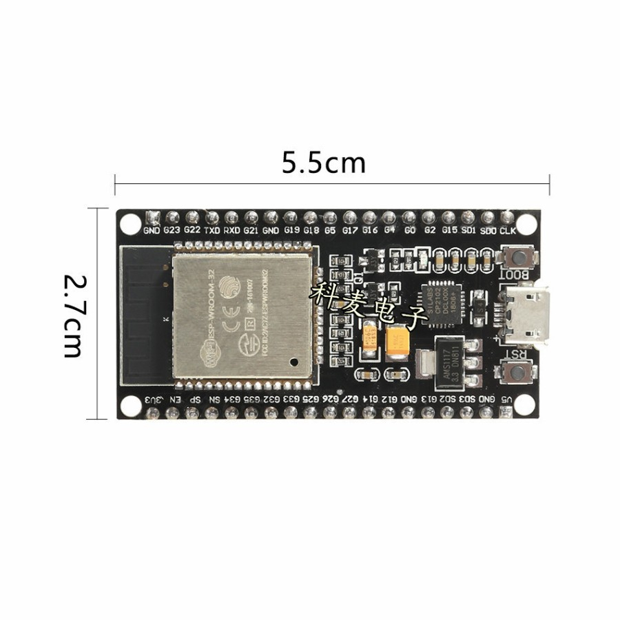 Jual ESP32 Development Board 38 Pin DOIT 38P Wifi Bluetooth IOT Dual ...