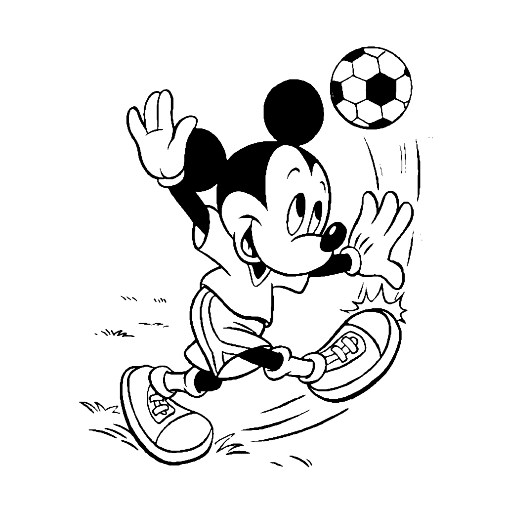 Jual Gambar Sketsa Mewarnai / Mickey Mouse / Part 3 / Gambar Sketsa ...