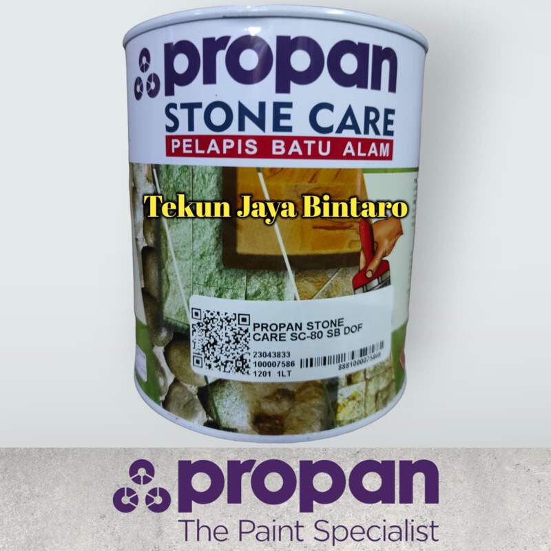 Jual PROPAN STONE CARE SC-80 SB DOFF 1LITER / CAT BATU ALAM Clear DOF ...