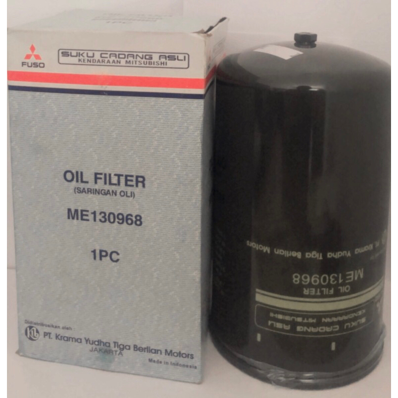 Jual Oil Filter Oli Saringan Mitsubishi Fuso ME130968 Genuine | Shopee ...