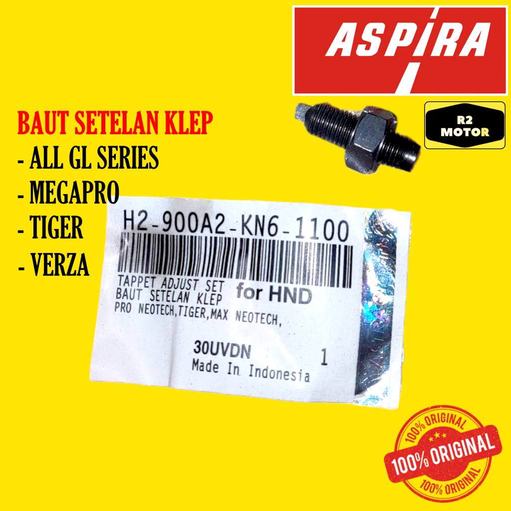 Jual BAUT SETELAN KLEP ANGIN GAS KN6 ASPIRA GL100 GL MAX PRO NEOTECH ...