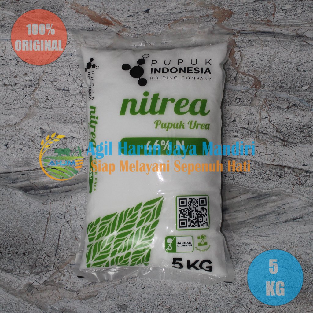 Jual Pupuk Urea Nitrea Kujang Non Subsidi Kemasan Pabrik 5 KG | Shopee ...