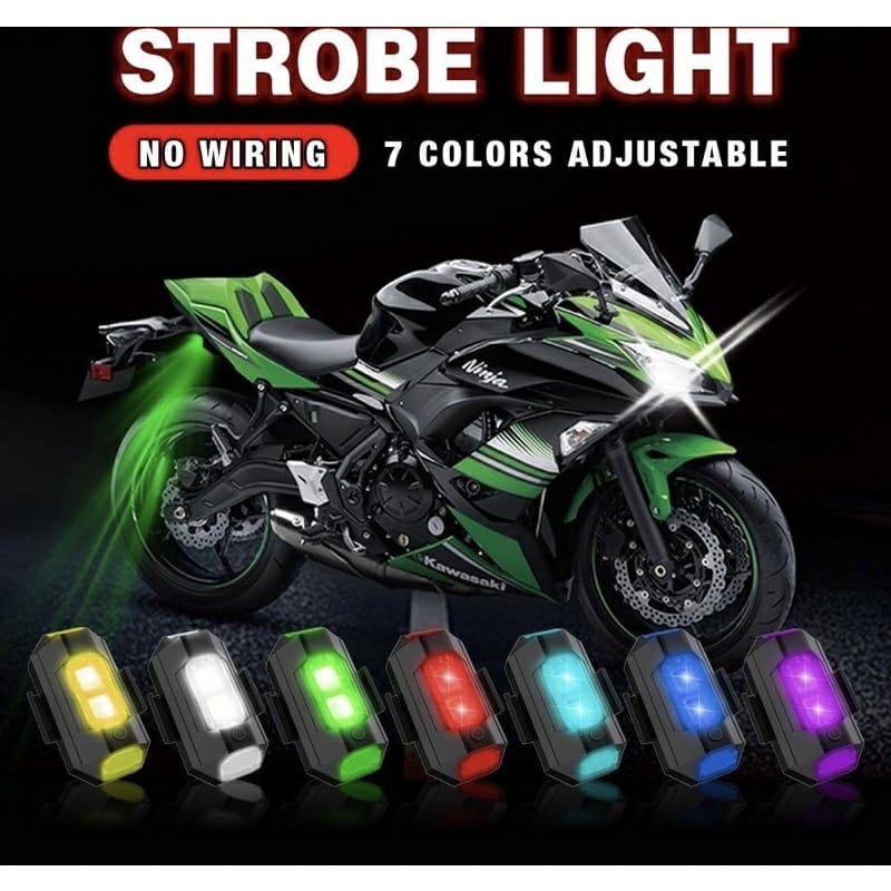 Jual LAMPU LED KEDIP PESAWAT RGB LED AIRCRAFT PLANE 7 WARNA USB MOBIL ...