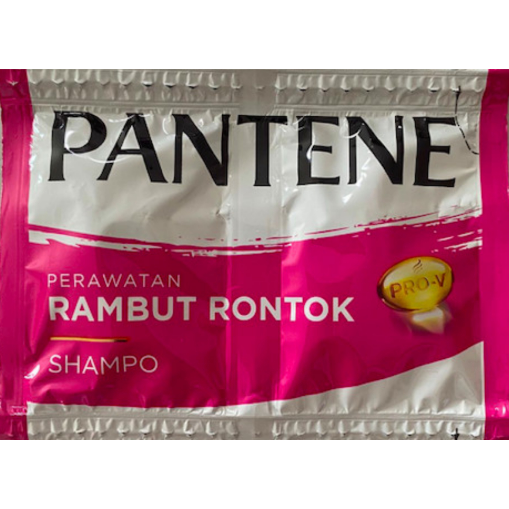 Jual Shampoo Pantene pink - perawatan rambut rontok (12 sachet / 1 ...