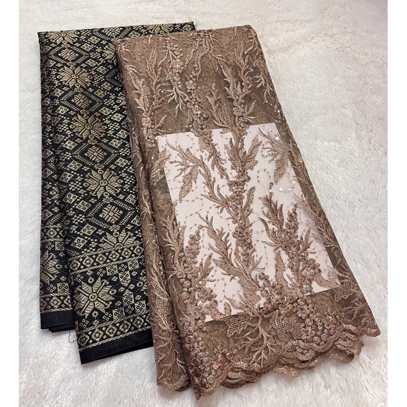 Jual Set/Paket Kain Bridesmaid Tile Payet & Songket semi palembang ...