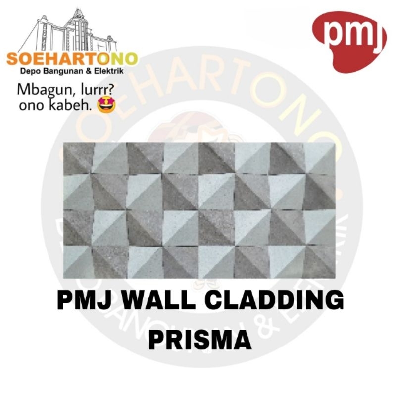 Jual PMJ WALL CLADDING PRISMA 190mm x 380 mm | Shopee Indonesia