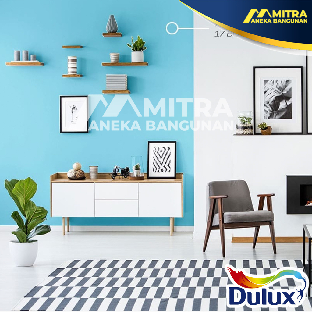 Jual CAT TEMBOK DULUX INTERIOR EKSTERIOR AQUA MEMORIES / BIRU TOSCA ...
