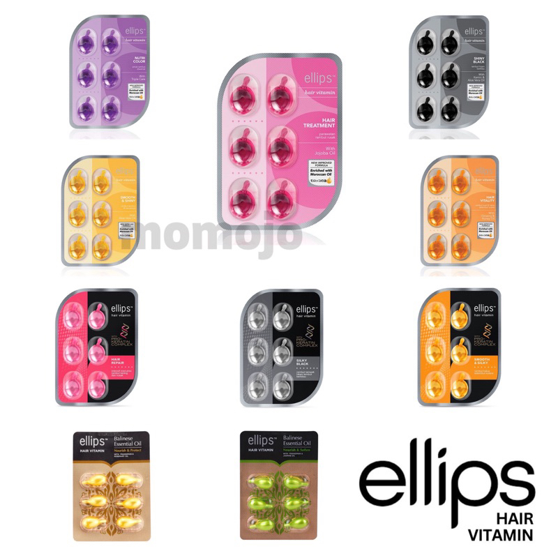 Jual ELLIPS Hair Vitamin Blister | Pro Keratin | Balinese Essential Oil ...