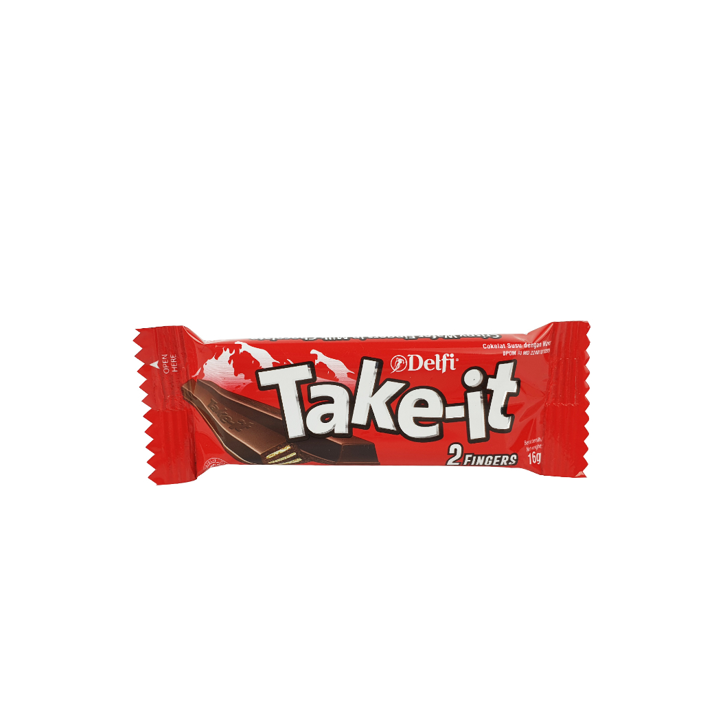 Jual Take It 2F Milk Chocolate Wafer - Netto 16gr | Shopee Indonesia