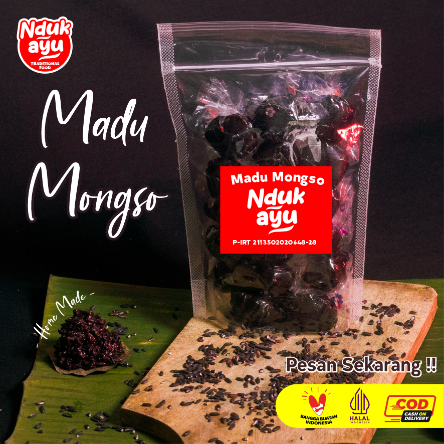 Jual Madumongso Khas Ponorogo Dodol Ketan Hitam Madu Mongso Di Olah Secara Tradisional Halal ...