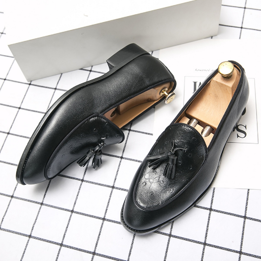 Jual Profesional Kulit Premium Sepatu Pria Tassel Loafer Penny Sepatu ...