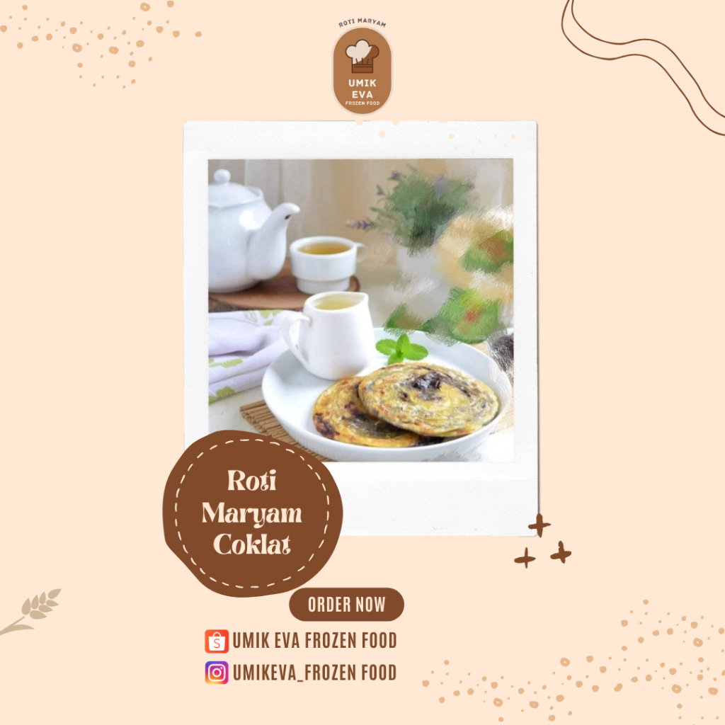 Jual ROTI MARYAM COKLAT ISI 10 PCS / ROTI CANAI / ROTI KONDE / ROTI ...