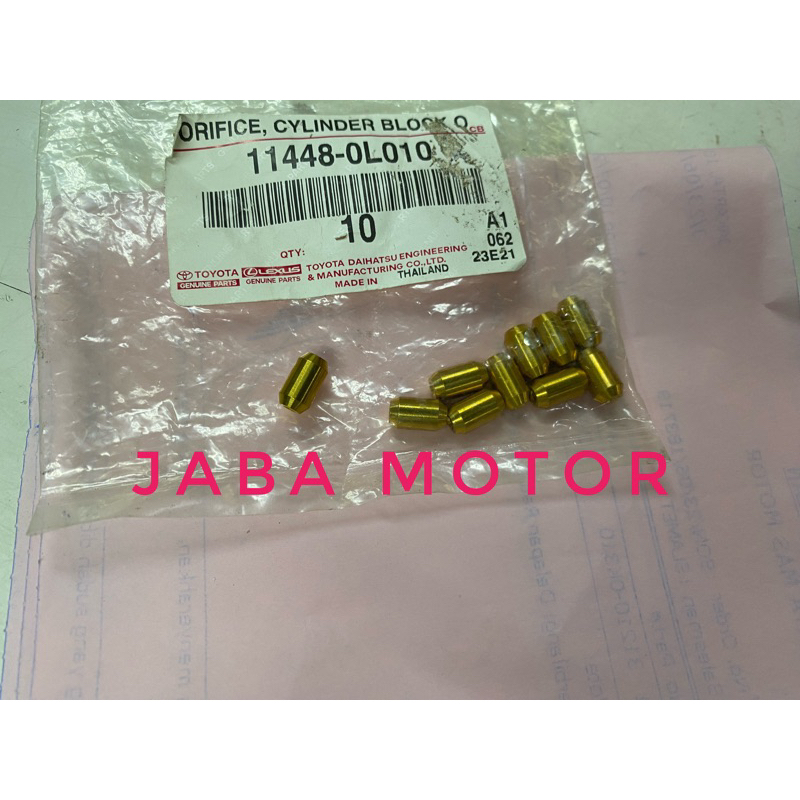 Jual Oli jet blok mesin Innova-fortuner-hilux diesel 2kd 1kd original ...