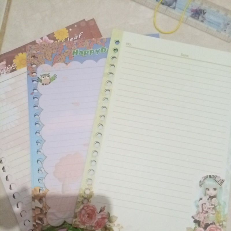 Jual isi binder felicia simpaty sunwell dadi adinata loose leaf ...