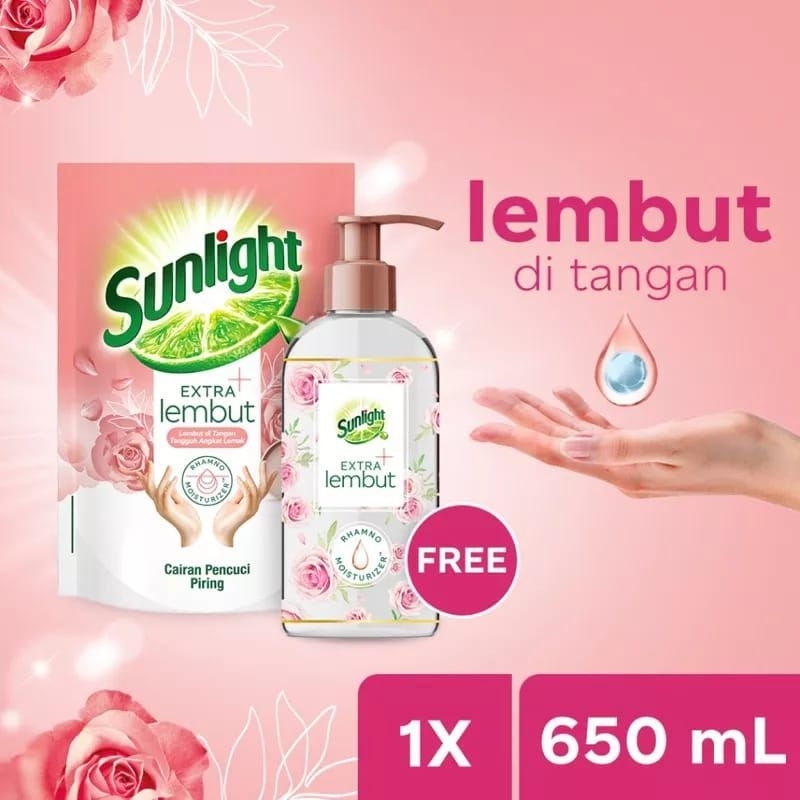 Jual Buy 1 Sunlight Biocare Nature Extra Lembut 625ml Plus 1 ...