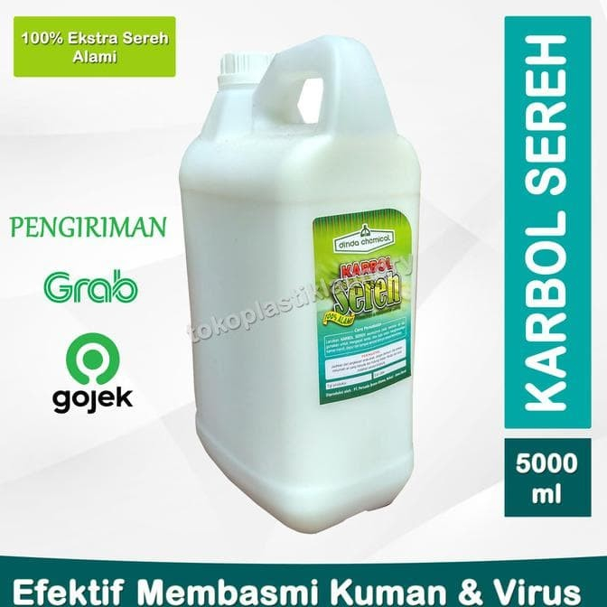 Jual KARBOL SEREH 5 LITER BERKUALITAS (5000ml) | Shopee Indonesia