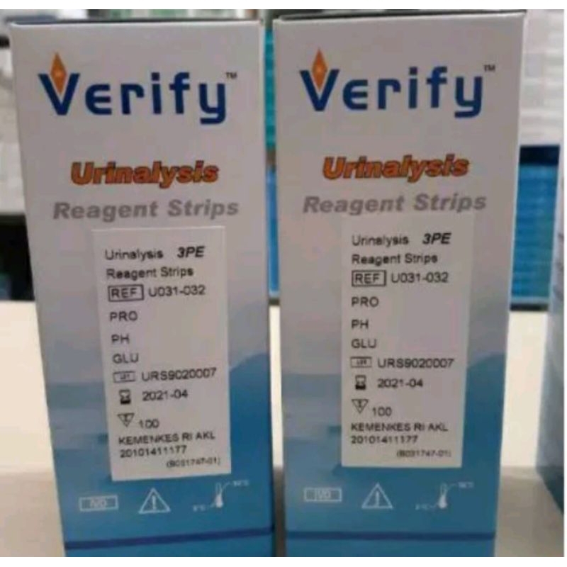 Jual Verify urinalysis reagent strips test urine isi 100 stik | Shopee ...