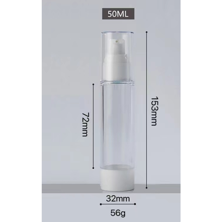 Jual YHOME Botol Airless Pump Transparant Bottle Spray & Lotion / Botol ...