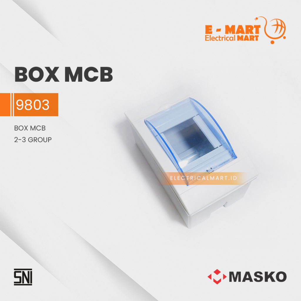 Jual MASKO Box MCB 2-3Grup 9803 / MCB BOX IB OB | Shopee Indonesia