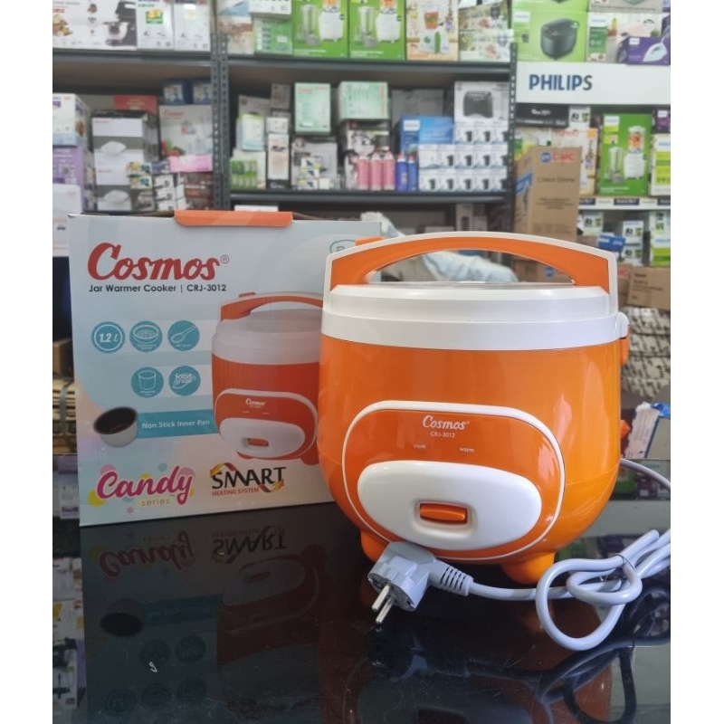 Jual Cosmos Rice Cooker 1.2 liter Crj 3012 / Crj3012 Orange | Shopee ...