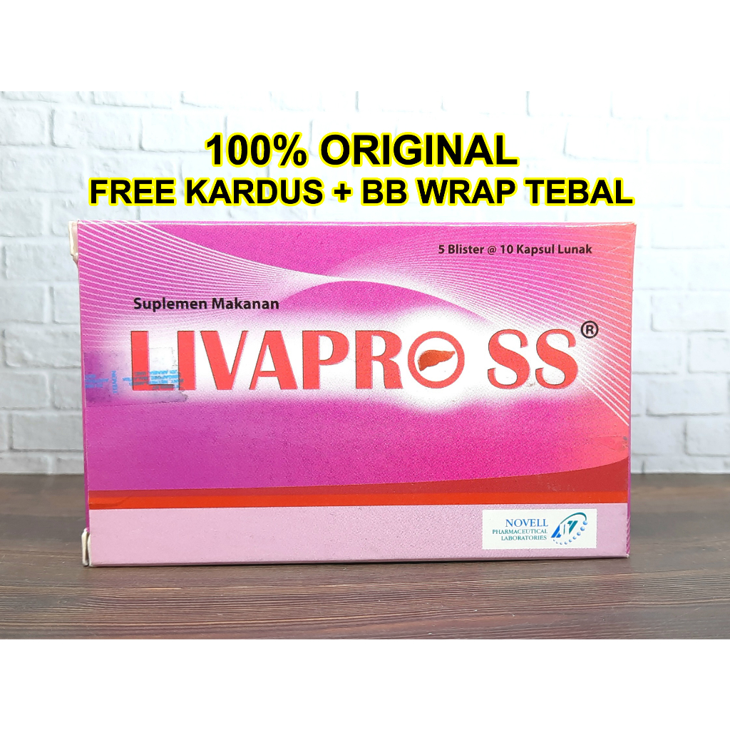 Jual LIVAPRO SS Suplemen Hati Memelihara Kesehatan Fungsi Hati BPOM ...