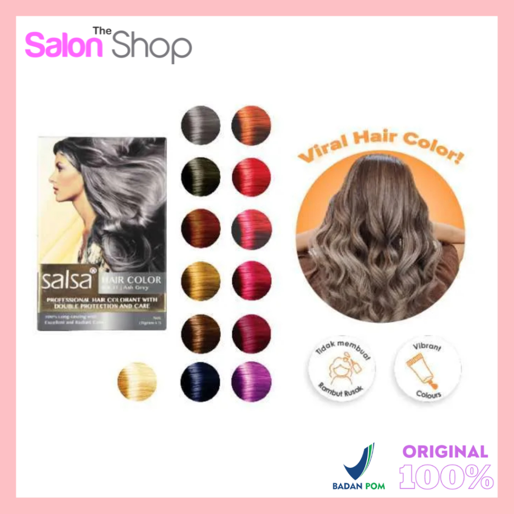 Jual SALSA Hair Color - Cat Semir Rambut Permanen 30ml | Shopee Indonesia