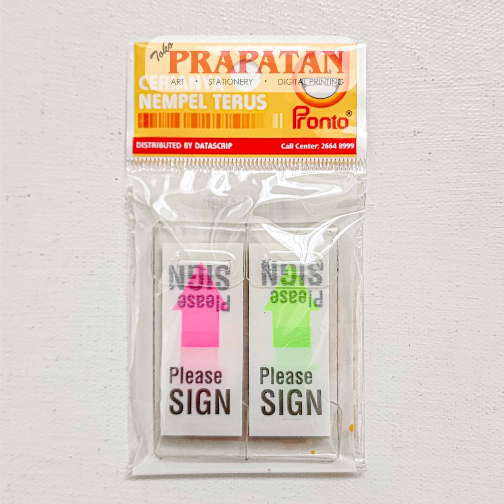 Jual Pronto Z Type Please Sign Aroow Indexer | Penanda Tanda Tangan ...