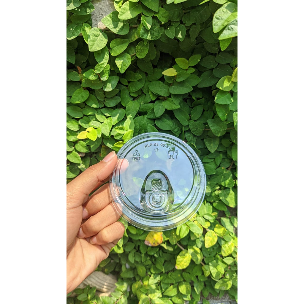 Jual LID Flat, Dome, Strawless 14/18/22 Oz PET PLP | Shopee Indonesia